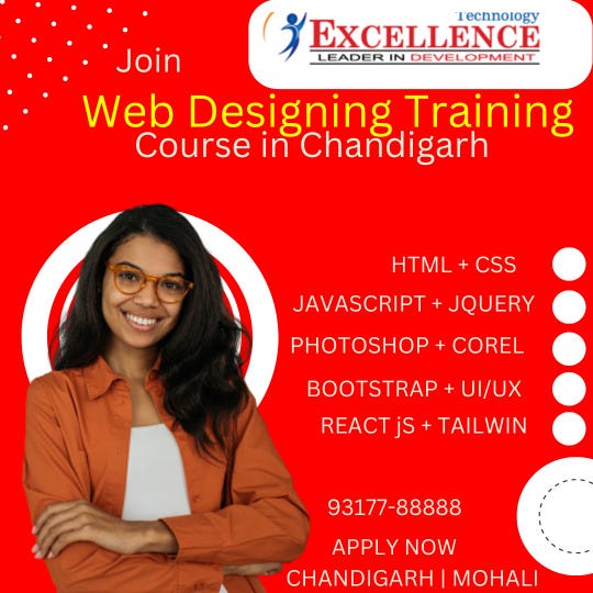 Web Designing Training Course In Chandigarh | by Excellence Technology ...