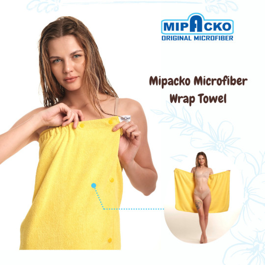 Handuk Kimono Mandi Wanita Microfiber Wrap Towel ; by Mipacko - Reni ...