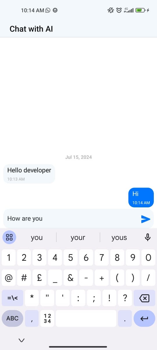 How to Create a Chat UI in React Native Using Gifted Chat | by Huzefa ...