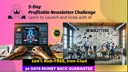 Top 5-Day Profitable Newsletter Challenge | by Md omar faruk | Jan, 2024 | Medium