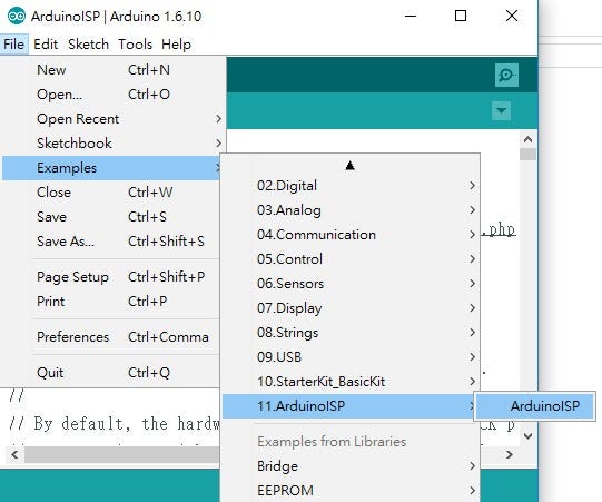 燒錄 Bootloader 至 Arduino Uno R3 上的 Atmega328 How To Upload A Bootloader To Arduino Uno
