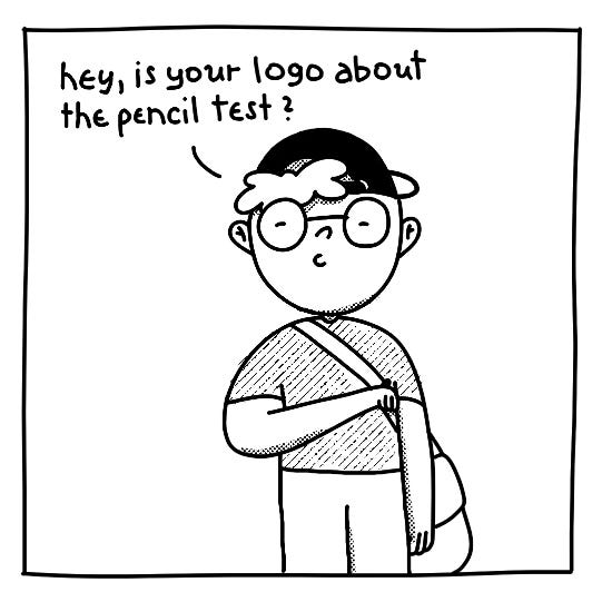 Hey, is your logo about the pencil test? - Alena Brunhilda Burneleit ...