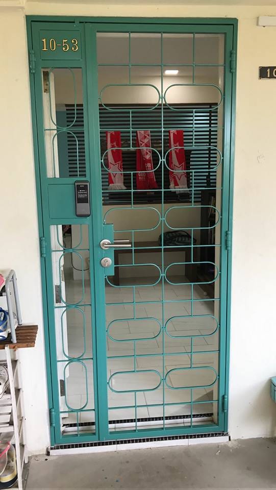 HDB Mild Steel Retro Gate $980 with EPIC Gate Digital Lock $450 in ...