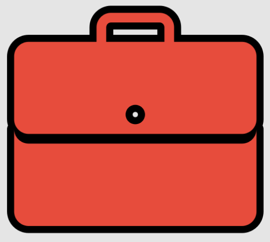 Moderation Suitcase Clipart