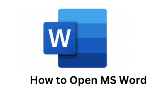 How to Open MS Word | 3 easy way to Start Microsoft Word? | by aadi3 | Aug, 2023 | Medium
