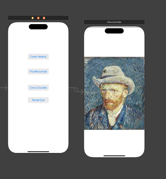 作業 24 ＃ 利用 transition style 控制轉場動畫（storyboard） - 彼得潘的 Swift iOS / Flutter App 開發教室 - Medium