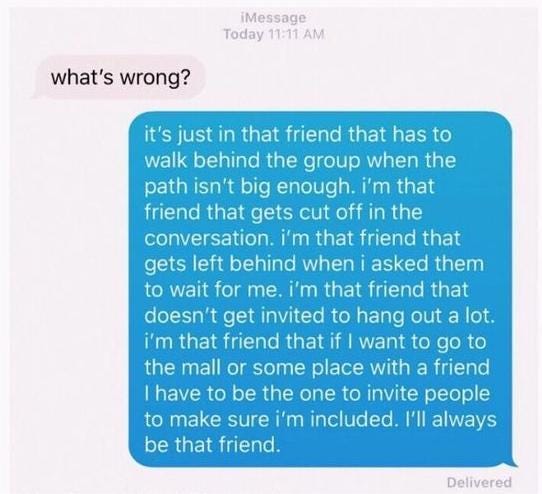 I Was Never a Favorite Friend | by broken chapters | Medium