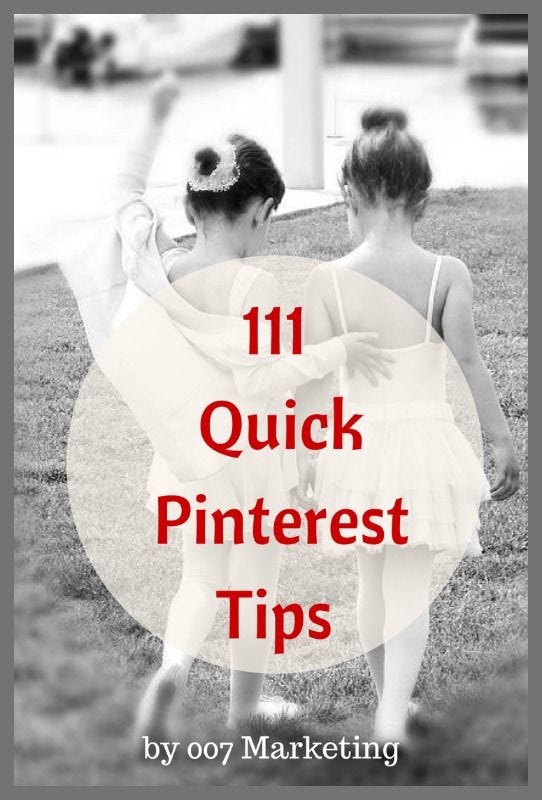 111 Quick Pinterest Tips. Hope you find useful the following… | by ...