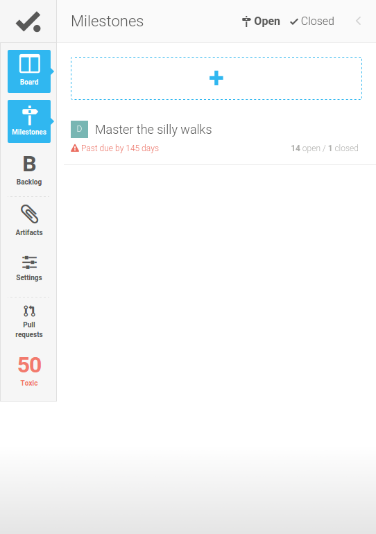 The all-new single milestone view | by Patryk Zawadzki | overvio ...