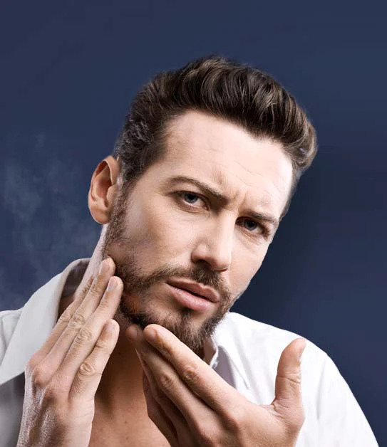 Patchy Facial Hair Men