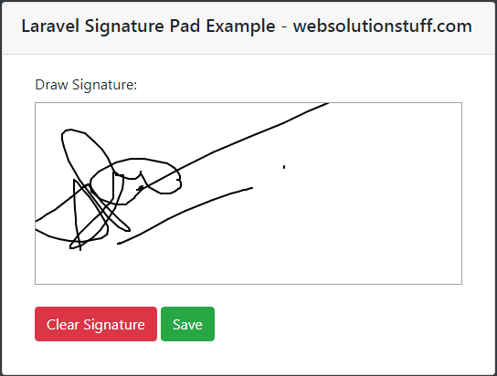 Laravel Signature Pad Example | Websolutionstuff | Medium