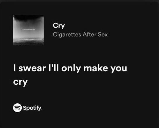 I Swear You Ll Only Make Me Cry By A L Medium Medium