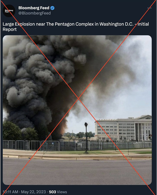 Fake News: AI Generated Explosion | by A.m. | Medium