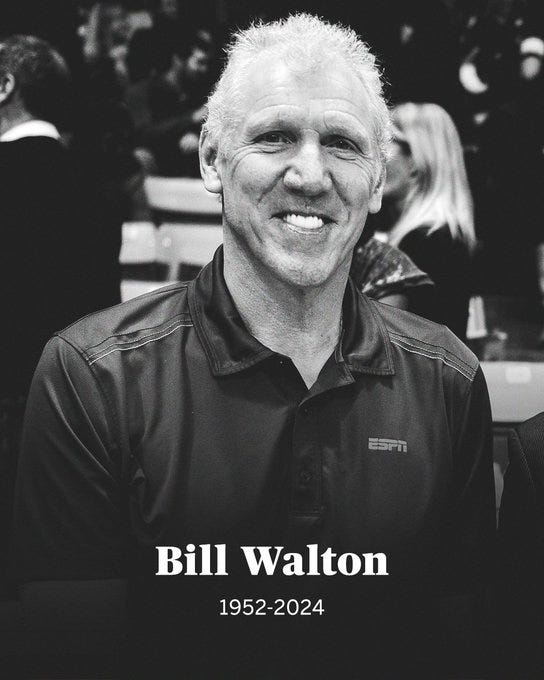 Remembering the Legacy of NBA Hall of Famer Bill Walton | by Shamarie ...