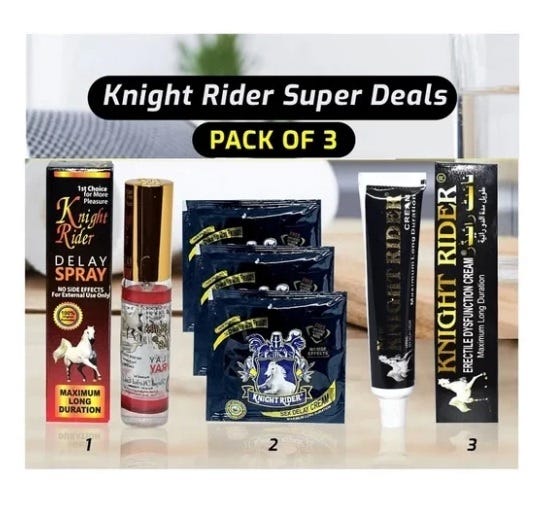 Knight Rider Spray And Cream Pakistan Condoms And Timing Spray Pakistan