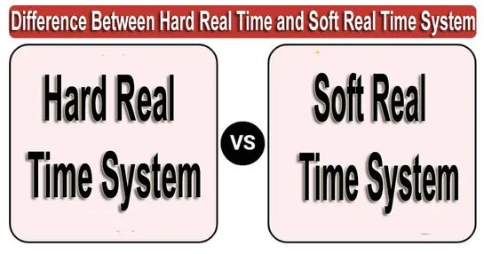 Differences Between Hard Real Time and Soft Real Time System with Examples | by ...