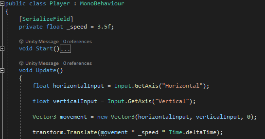 Simple Player Movement In Unity Player Movement Is One Of The First