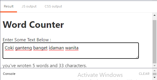 Word counter dan Visibility password | by RichardHenry | Medium