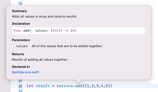 Use Markup to elevate your Swift code in Xcode | by Paul O'Neill | Medium