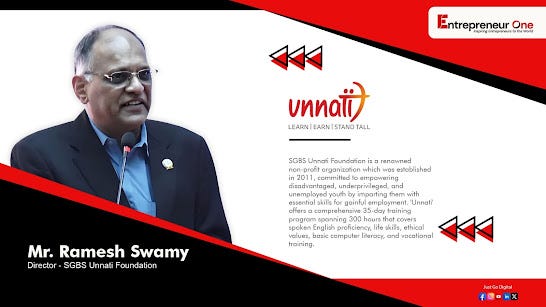 UNNATI FOUNDATION — THE COMMUNITY BUILDERS | by Entrepreneur One ...