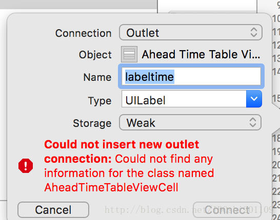 Xib文件拖控件关联时候报错：“Could not insert new outlet connection” | by Xiaochen Wang | Medium