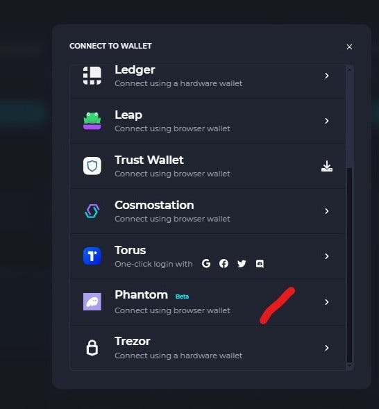 Phantom wallet integration - Tonia Chierozalam - Medium