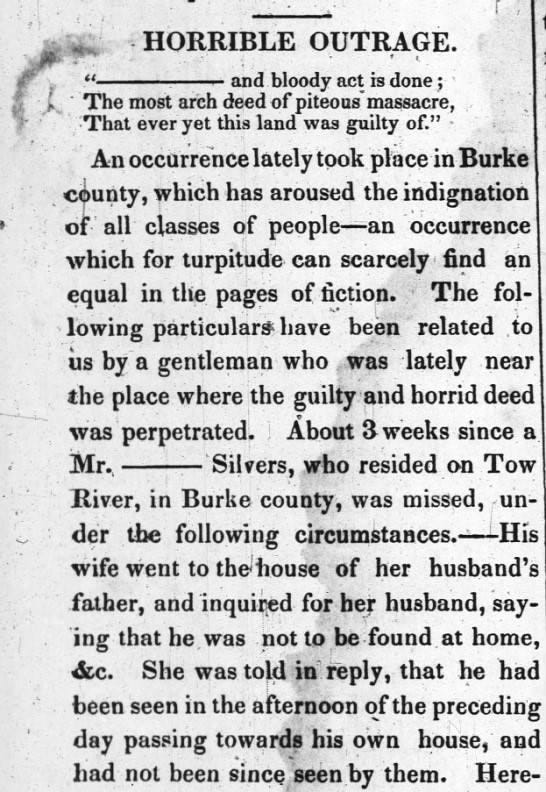 Frankie Silver: A woman Hanged. Episode 3: Cabin Fever and a “Horrible ...
