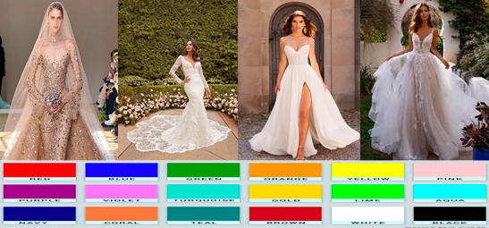 What You Should Know About Colors Of Wedding Dresses | by mohammad ...