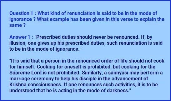 🤔Do you Know?🤔 What kind of Renunciation is in Ignorance ? | by ...