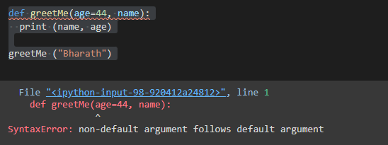 Functions In Python Python Functions Can Accept Arguments By 