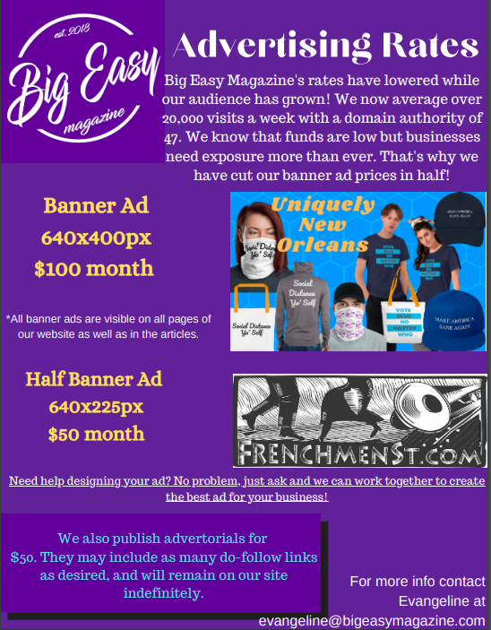 Advertising with us. Why Advertise with Big Easy Magazine? | by ...