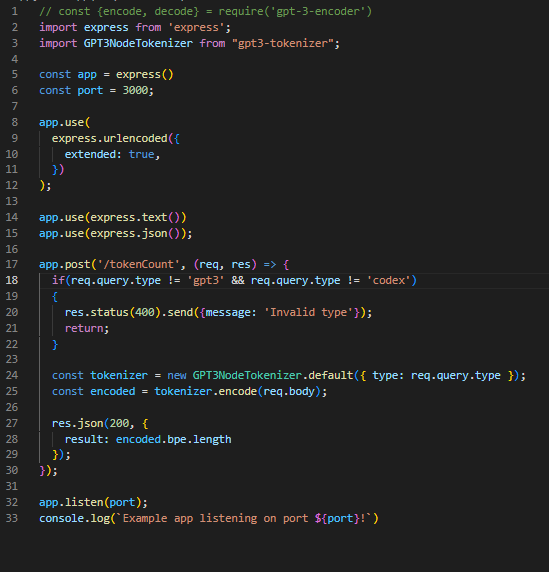 OpenAI TokenCounter as an API. This is something that I have been… | by ...