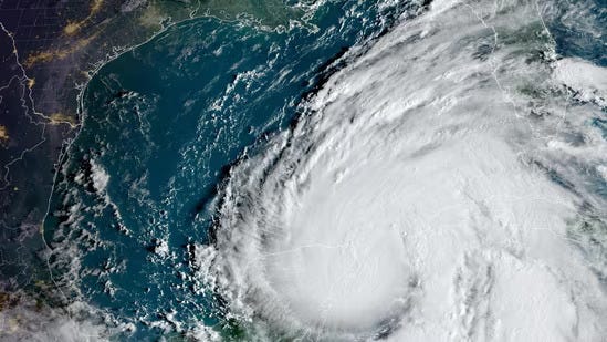 The Public Typhoon Place projects that Helene will make landfall ...