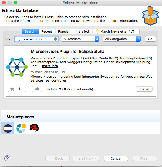 Microservices Plugin for Eclipse — alpha version | by Karthikeyan Sadayamuthu | Devexchange ...