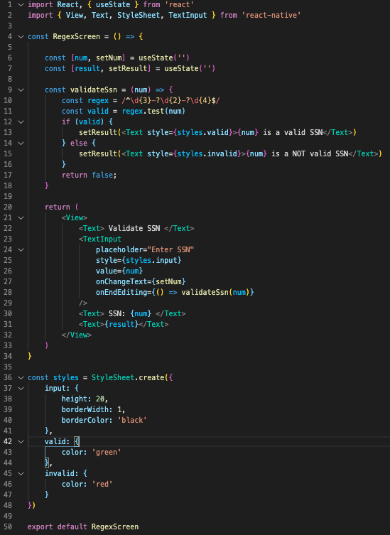 Basic SSN Regex Validator. “Regex”, short for “regular expression ...