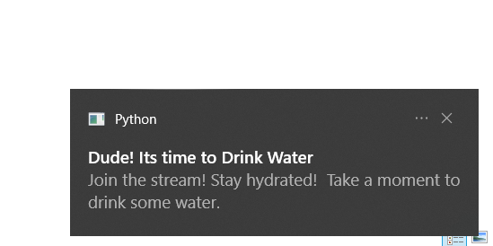 Stay Hydrated with a Python Script | by Vengateswaran Arunachalam | Medium