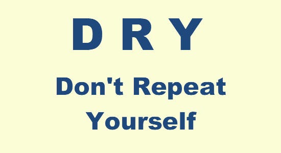 Mastering the DRY Principle in Java: Write Less, Achieve More | by Suraj Pal | Javarevisited ...