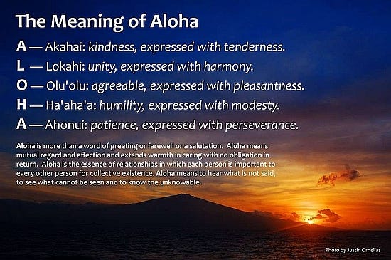 Pledge of Aloha. I pledge to live my life with aloha. | by Scott ...