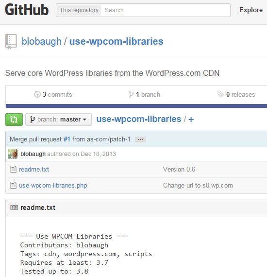 Wordpress Plugin To Load JQuery Libraries From Wordpress.com CDN | by Alex Ionescu ...