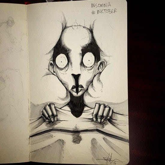 Insomnia. I recently saw the work of an artist… | by Mad Madison | Medium