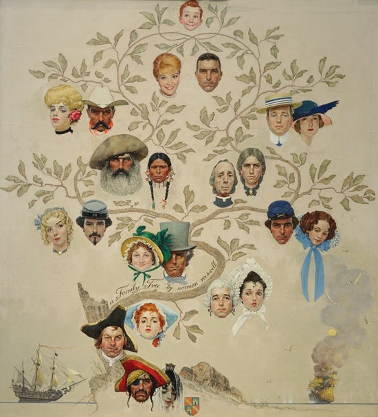 Norman Rockwell “A Family Tree”. I’ve always liked paintings ...
