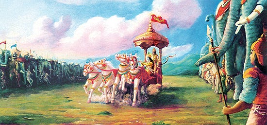 9 Benefits of the Bhagavad Gita. Arjuna, the mighty warrior in Maha ...