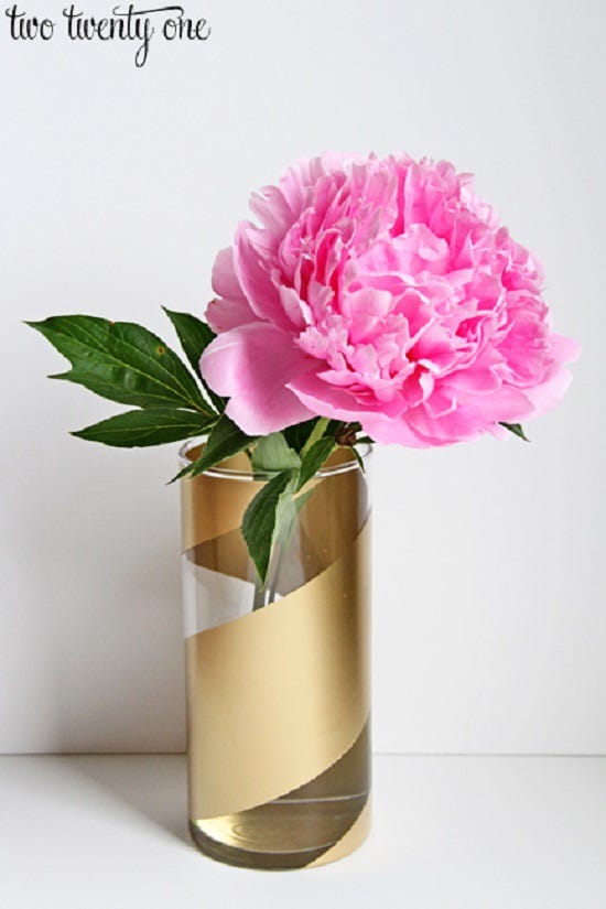 DIY Gold Painted Vases. DIY Gold Painted Vases to give your… | by ...