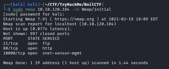 Boiler CTF Write-up. A boot2root machine on TryHackMe. | by Fahri Korkmaz | Medium