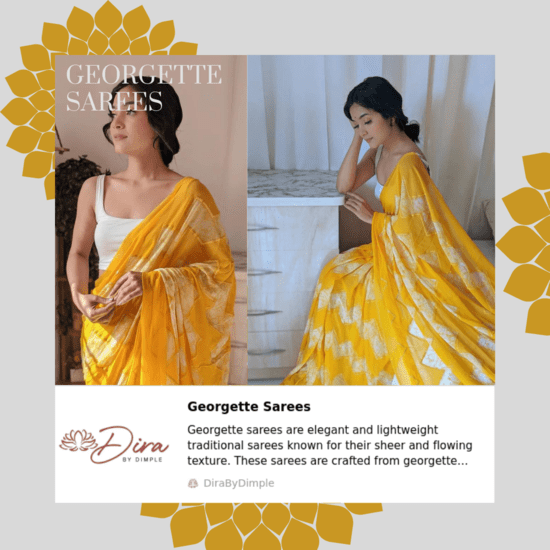 Get Ready to Sizzle in Georgette Sarees This Season! | by Yashika ...