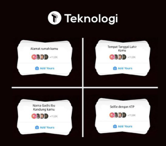 Jangan Sembarangan Menggunakan Fitur Add Yours Instagram, Berbahaya ...