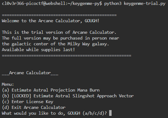 picoCTF: keygenme-py. This is my personal practice log for… | by ...