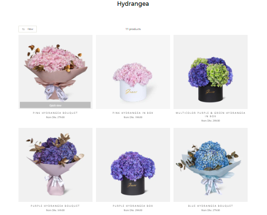 Hydrangea Flower Delivery Dubai. Grace Flowers offers a wide selection ...