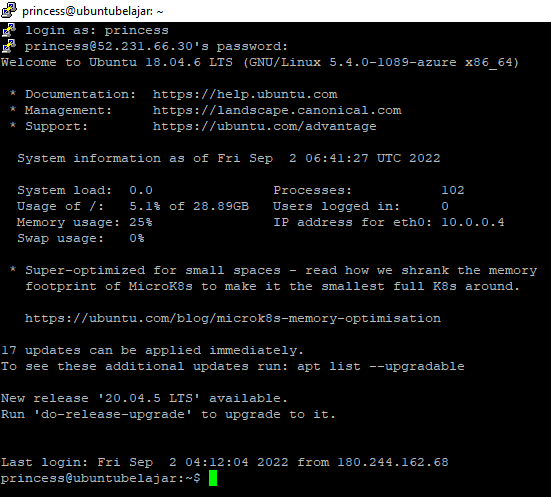 Linux basic system setting. Log in terlebih dahulu | by Princess an ...