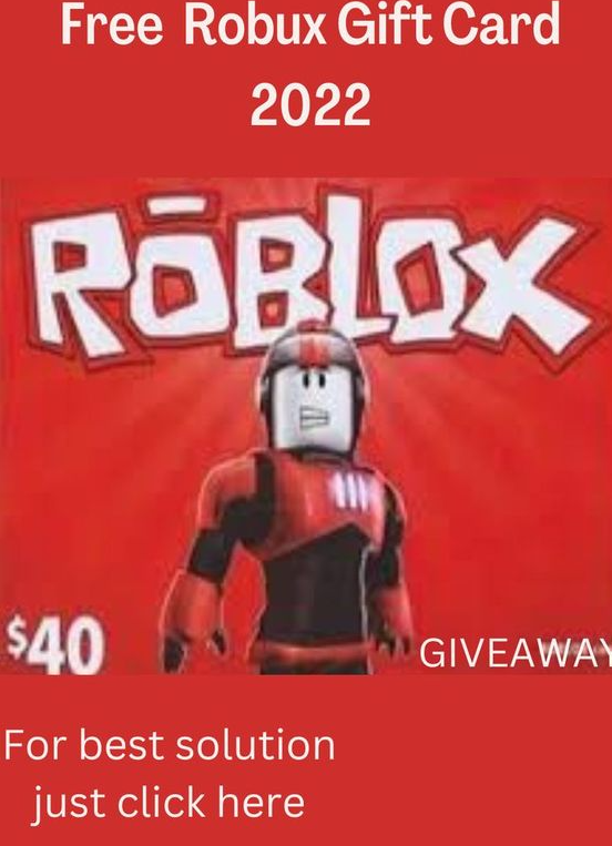 Get a change to win roblox gift card - Shihab Bhuiya - Medium
